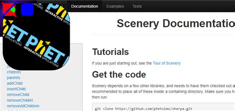 Scenery Icon In Documentation Page Is All Messed Up · Issue 1518 · Phetsimsscenery · Github