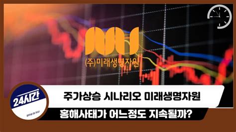 미래생명자원 주가전망 낙폭커진 미래생명자원 주가상승 자리 시작 Youtube