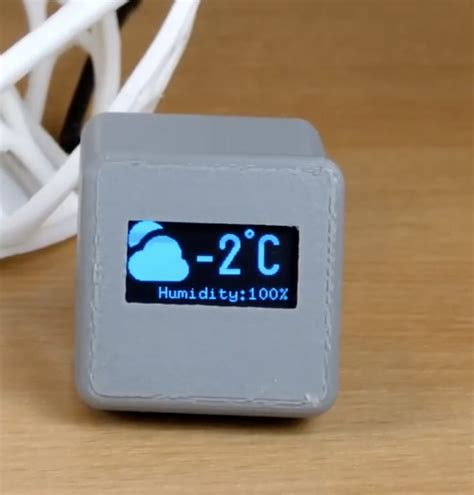 Esp8266 Based Online Weather Widget Using Wemos D1 Electronics Lab