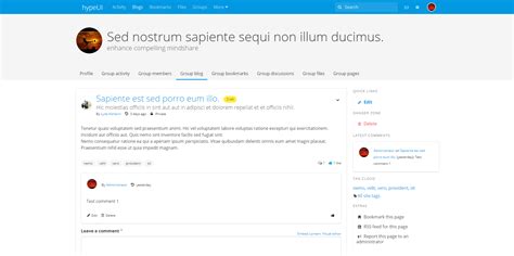 GitHub HypeJunction HypeUI Elgg Theme Written From Scratch Using Bulma Io