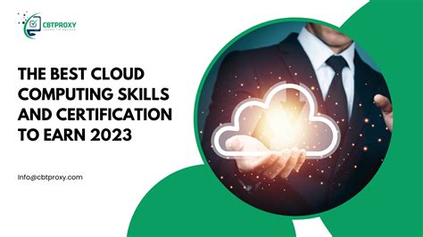 The Best Cloud Computing Skills And Certifications To Earn 2023 • Cbtproxy