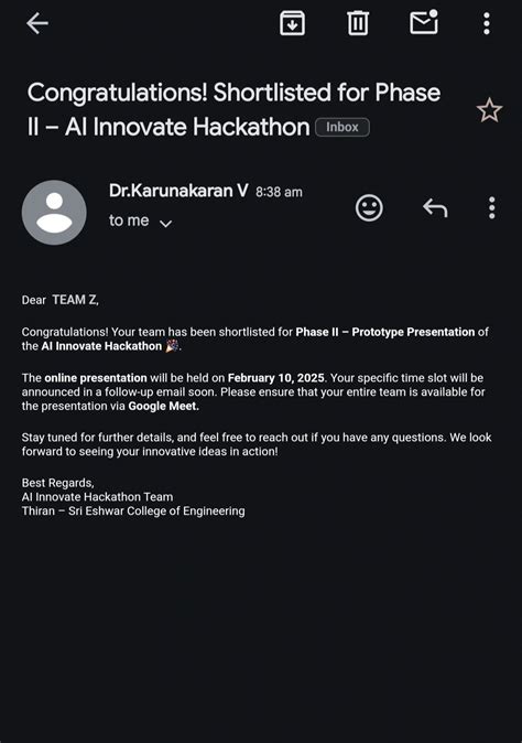 Hackathon Ai Innovation Teamwork Aiinnovate Techforgood Selva Balaji