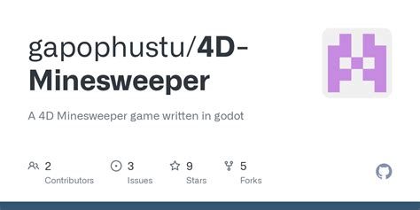 GitHub Gapophustu 4D Minesweeper A 4D Minesweeper Game Written In Godot
