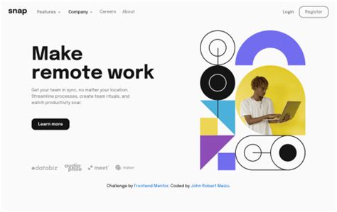 Frontend Mentor Intro Section Using Html And Scss Coding Challenge