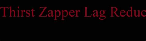 Thirst Zapper Lag Reducer At Fallout 76 Nexus Mods And Community