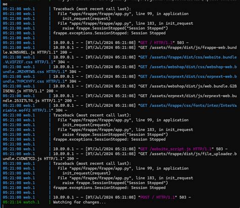 Frappe Still Update When My Bench Is Start Erpnext Frappe Forum