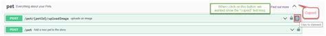Copy Button Is Not Indicating The Text Was Copied Or Not · Issue 8958 · Swagger Apiswagger Ui