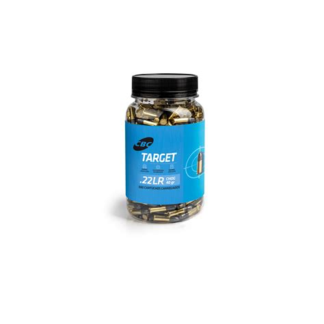 Cartucho Cbc 22lr Chog Target 40gr Lt 500un Armamentos Brasil Comprar Armas De Fogo