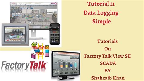 Factorytalk View Se Allen Bradley Scada Tutorial 11 Create Data Logging Simple Youtube