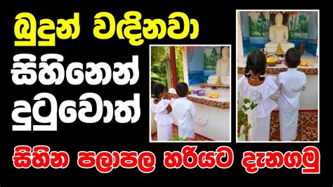 Sihina Palapala සිහින පලාපල බුදුන් වදිනවා සිහිනෙන් දුටුවොත් සිහින පලාපල හරියට දැනගමු Youtube