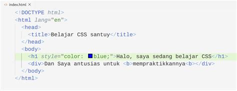 Basic Penulisan Css Itu Mudah