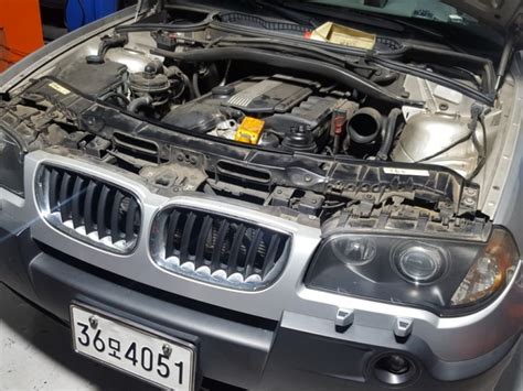 Bmw X3 E83 30i 발전기교환 제네레이터교환 충전불량 시동안걸림 디퍼런셜오일교환 트랜스퍼케이스오일교환 미션오일교환 미션오일필터교환 인천hho브라운