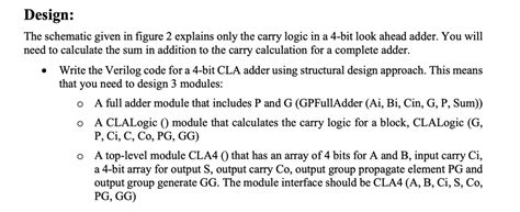 Solved Verilog With Testbench Please Design The Schematic Given In