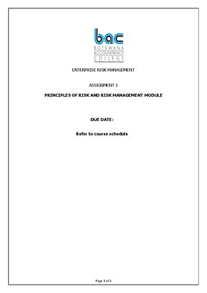 Solved Discuss Protocols Necessary For Effective ERM Implementation Enterprise Risk