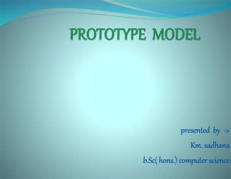 Prototype Model Pptx