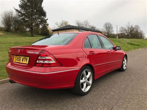 2006 Mercedes Benz C Class 1 8 C180 Kompressor Avantgarde Se Red In