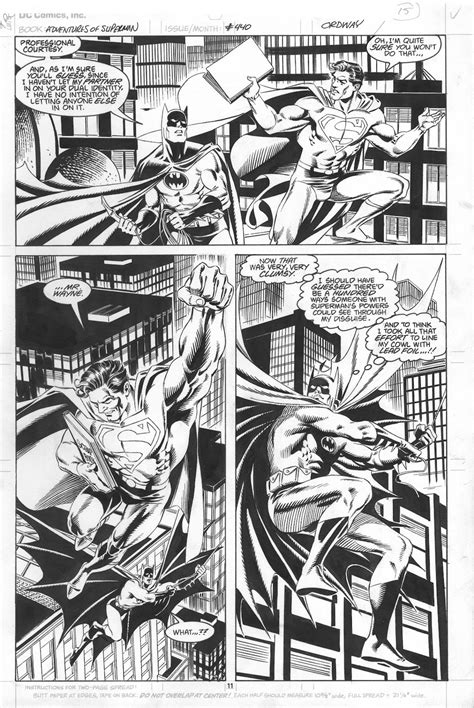 Ordsters Random Thoughts Superman Batman Sequence From 1980s