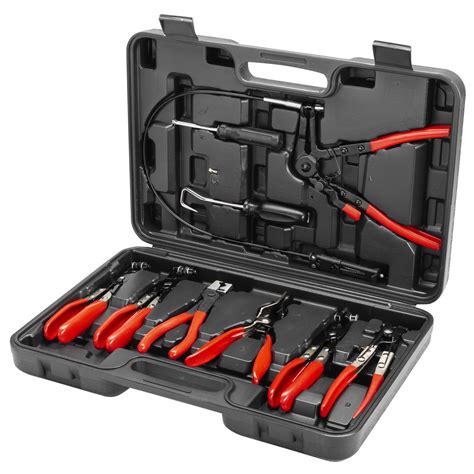 Powerbuilt 9 Piece Hose Clamp Pliers Set Automotive