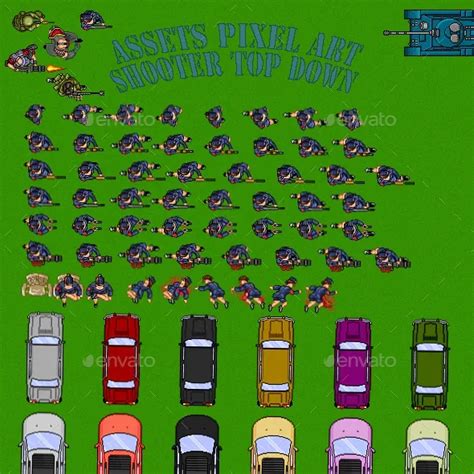 Top Down Assets Game Assets From Graphicriver Game Assets Top Down