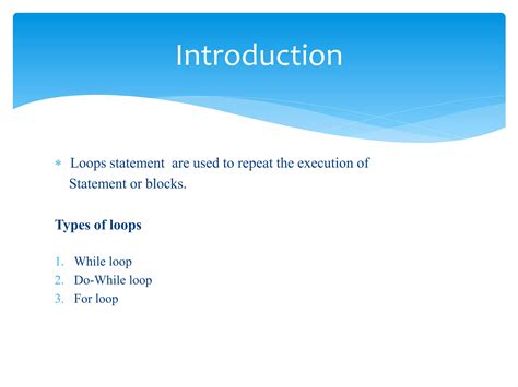 Types Of Loops In C Language Ppt