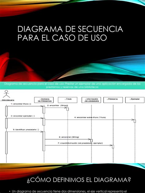 Diagrama De Secuencia Para Préstamo De Biblioteca Pdf Métodos Y