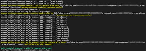 Error Creating Azurermmonitormetricalert For Servicebus On Azure With Terraform Stack Overflow