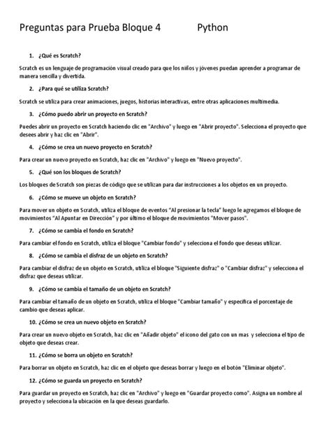 Python Pdf Scratch Lenguaje De Programación Ciencias De La
