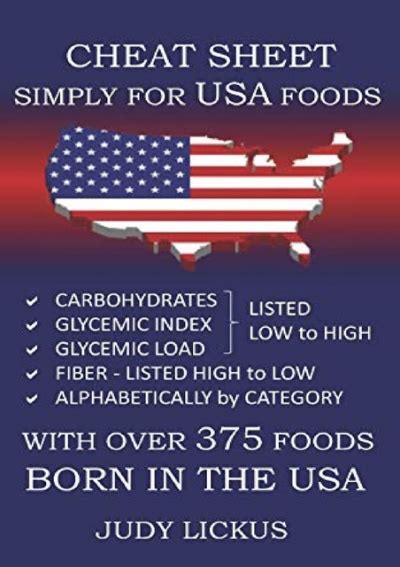 ⚡pdf Download Cheat Sheet Simply For Usa Foods Carbohydrate Glycemic