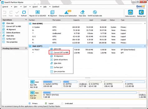 Fit Life How To Convert Gpt Disk To Mbr Disk Without Format