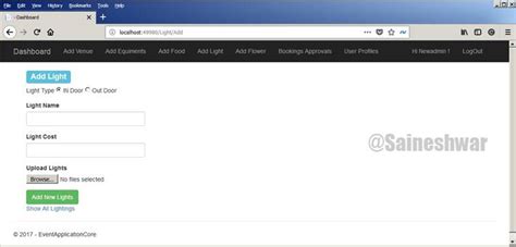 ASP NET Core MVC Project Event Management