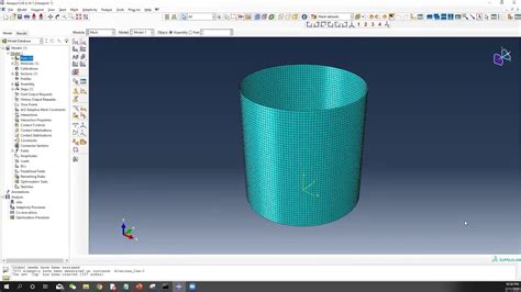 Abaqus Tutorial Nonlinear Buckling Analysis Youtube