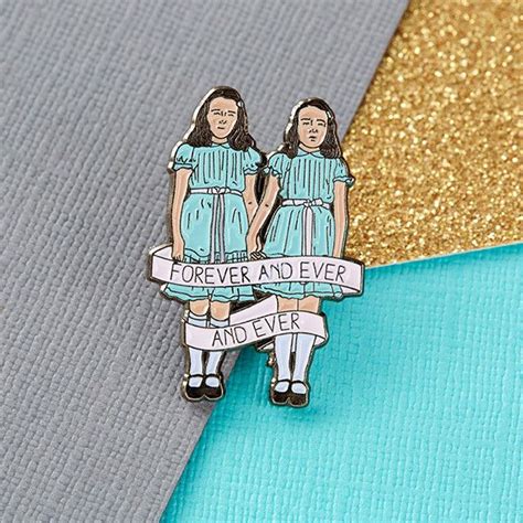 The Shining Twins Enamel Pin The Shining Twins Enamel Pins Cute Pins