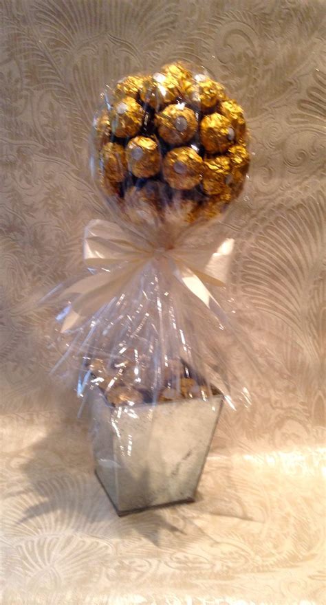 Small Ferrero Rocher Tree £25 Chocolate Bouquet Chocolate Hampers Chocolate Ts