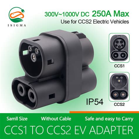Adapter Ccs1 To Ccs2 Dc European Ev Us Fast Charging Connector Dc 200a Kw Charge Ebay