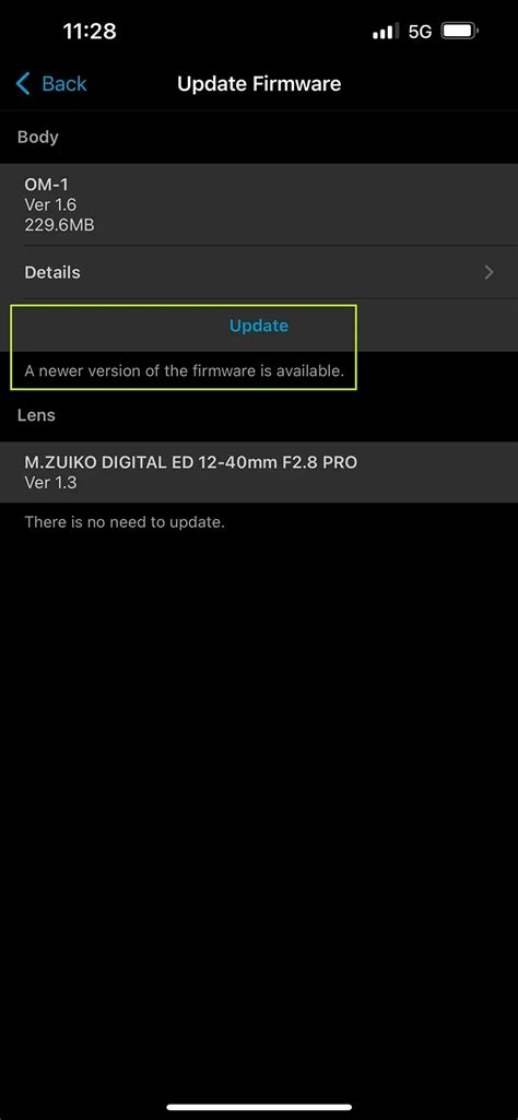 firmware update instructions om system deutschland