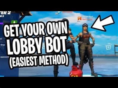 How To Get BOT LOBBY In Fortnite Chapter Easiest Method YouTube