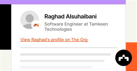 Raghad Alsuhaibani Software Engineer At Tamkeen Technologies The Org