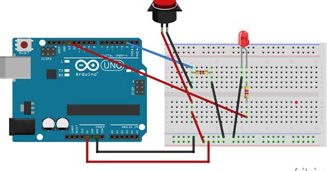 我的手藝DIY園地 Arduino專案 按鈕開關控制LED