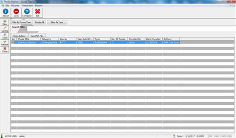 Thesis Archiving System Free Download Source Code