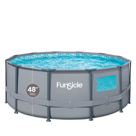 Piscine Tubulaire Ronde à Hublot Funsicle Ø 366m X H122m Cdiscount