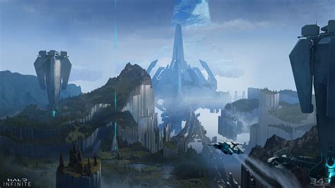 Discover The Captivating Forerunner Structure Art From Halo Infinite