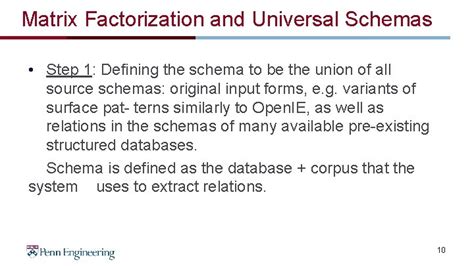 Relation Extraction With Matrix Factorization And Universal Schemas