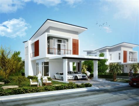 แบบบ้านโมเดิร์นสองชั้นหน้าแคบ Md17 แบบบ้านโมเดิร์น แปลนบ้าน แบบก่อสร้างสไตล์โมเดิร์น