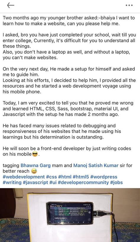 He Didnt Stop On The Idea Of Learning Frontend Also Brings Advanced Concepts Such As