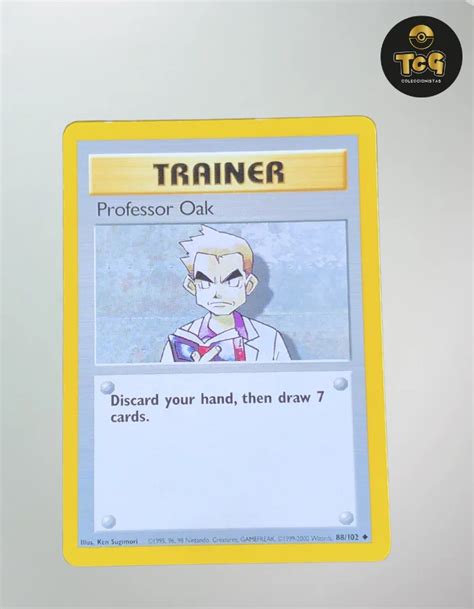 Professor Oak 88102 Base Set Unlimited Tcg Coleccionistas