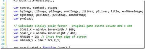Creating A Simple Windows 8 Game With Javascript Part 2 Game Basics And Createjseaseljs Html