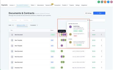 How To Track Activity For Documents And Contracts Highlevel Support Portal