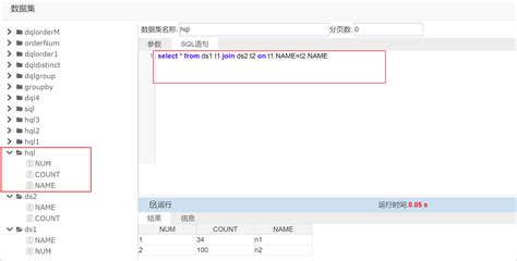 DQL数据集查询 AnyReport报表帮助文档
