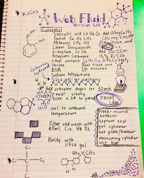 Web Fluid 3 0 Formula Seen In Homecoming R Spiderman