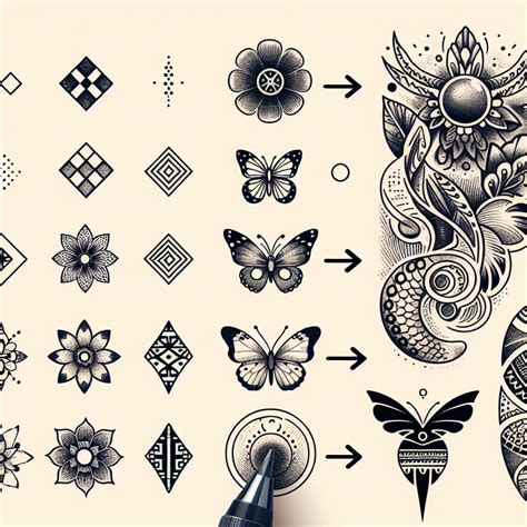 Belly Button Flower Tattoos